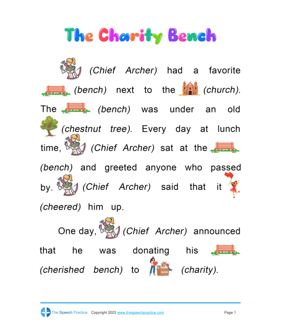 Buy CH Articulation Stories | The Speech Practice